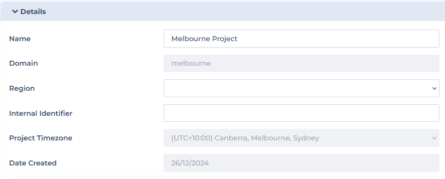 Modifying an existing Project – HammerTech - North America